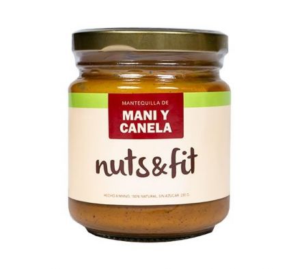 MANTEQUILLA DE MANI NUTS&FIT CHOCOMANI 230GR