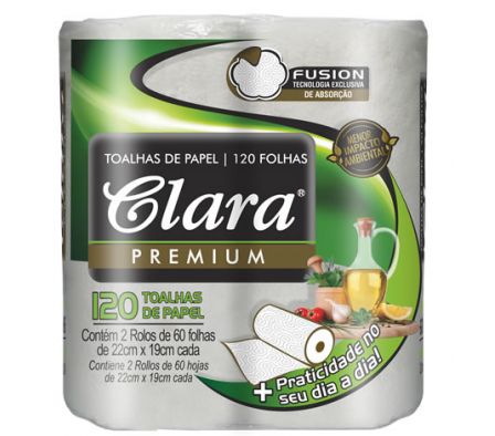 PAPEL TOALLA CLARA MAX PREM.